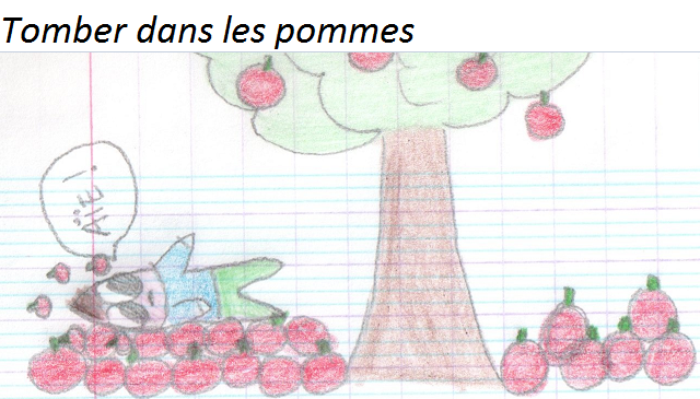 Tomber dans les pommes
